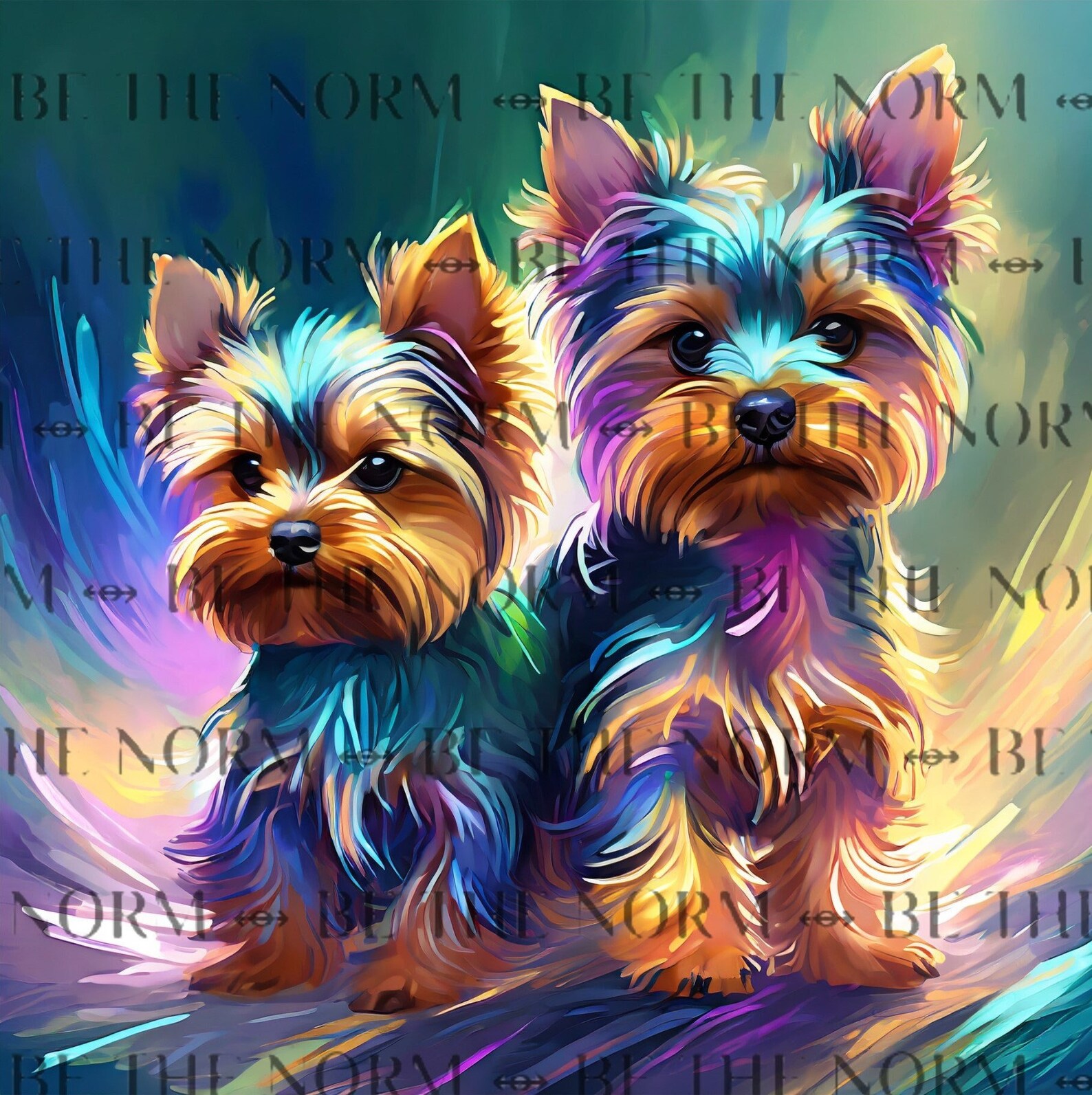 Yorkies in the Spotlight PRINTABLE - Etsy
