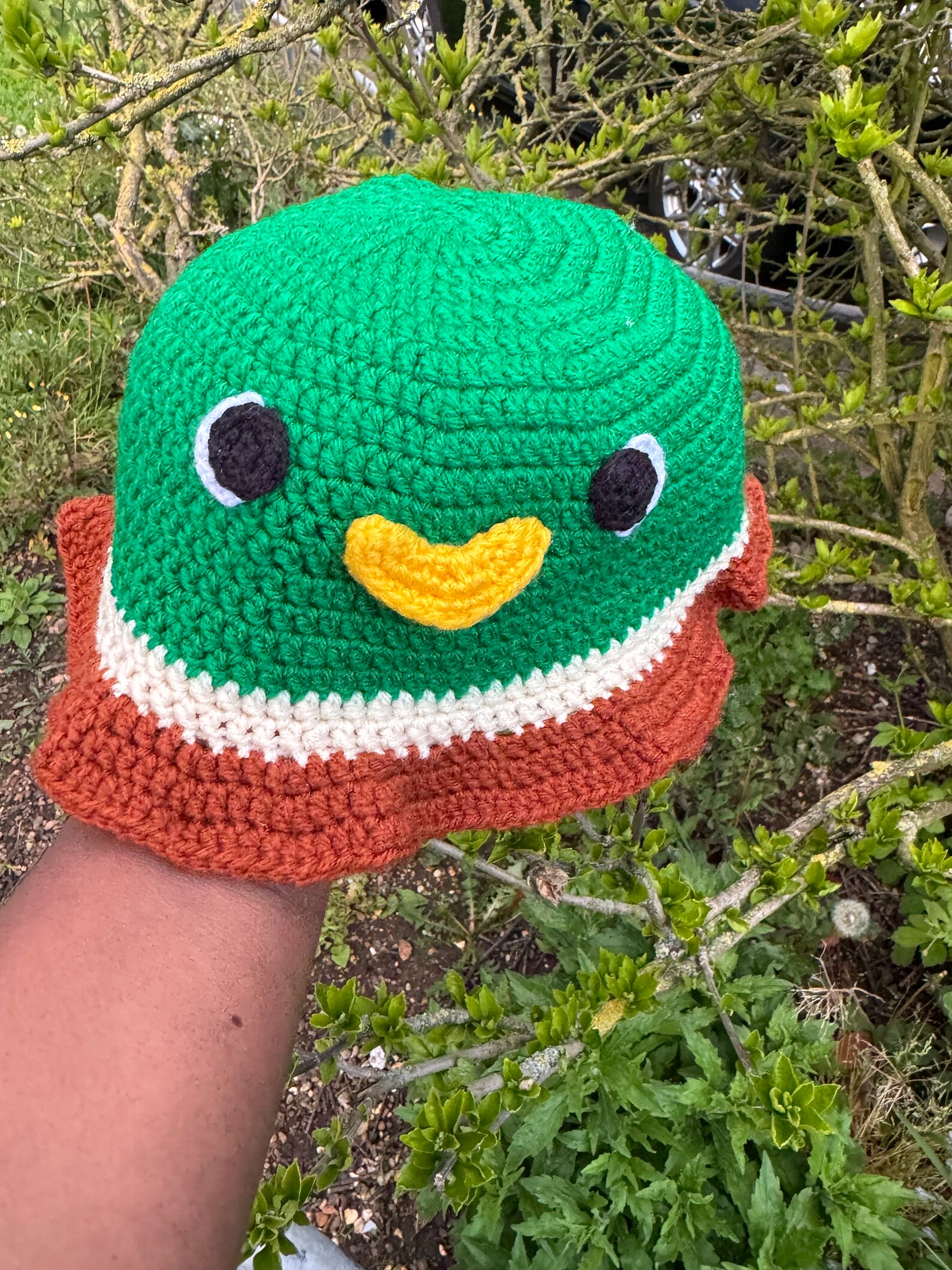 Crochet Mallard Duck Bucket Hat (baby, Child and Adult Sizes Available ...