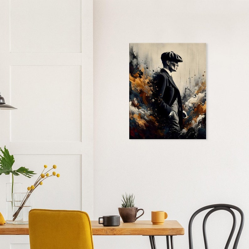 Thomas Shelby Canvas Print Tommy Shelby Wall Art Peaky Blinders Home ...