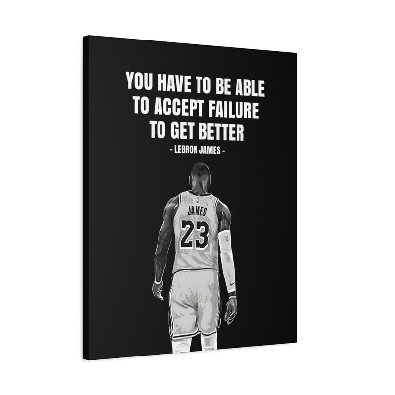 Lebron James Canvas - Etsy