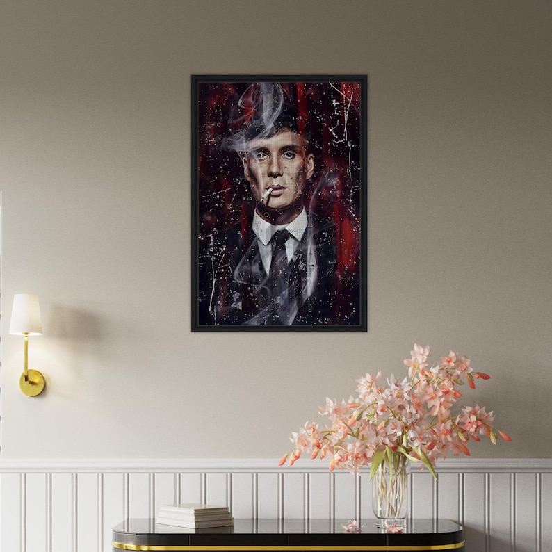 Peaky Blinders, Tommy Shelby Artwork Wall Decor, Canvas Print, Home ...