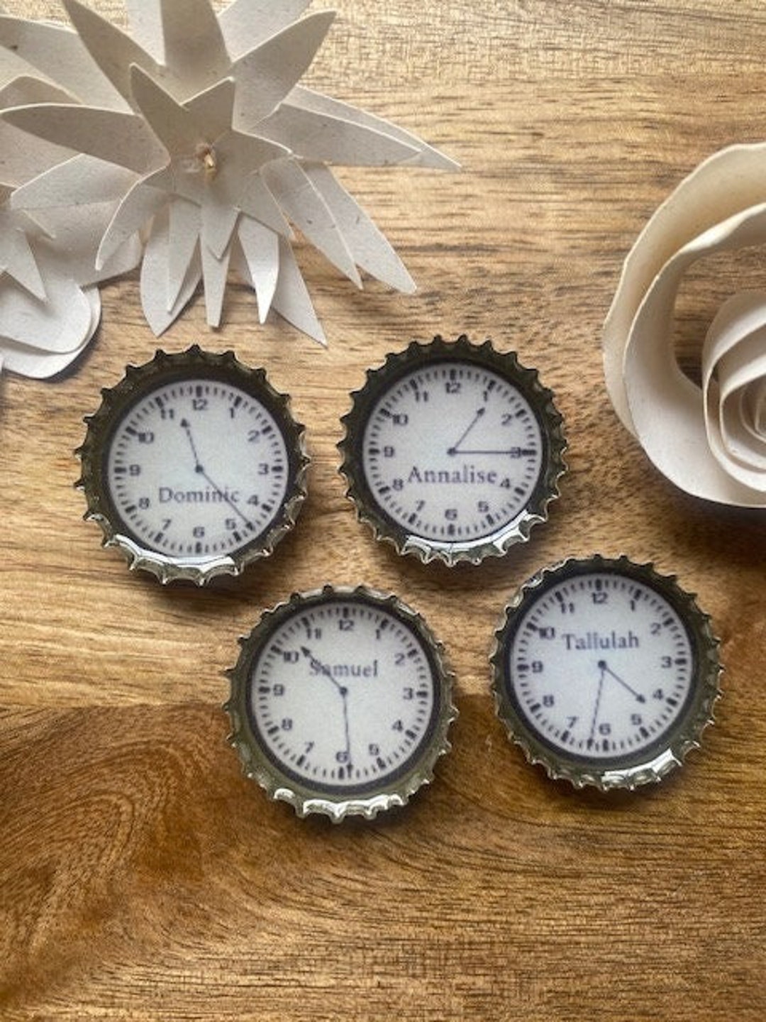 Personalized Baby Birth Time Clock Magnets - Etsy