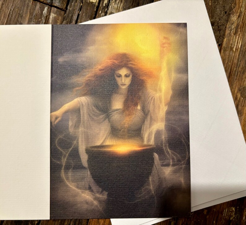 Beautiful Print of Welsh Goddess Ceridwen, Goddess of Wisdom, Magic ...