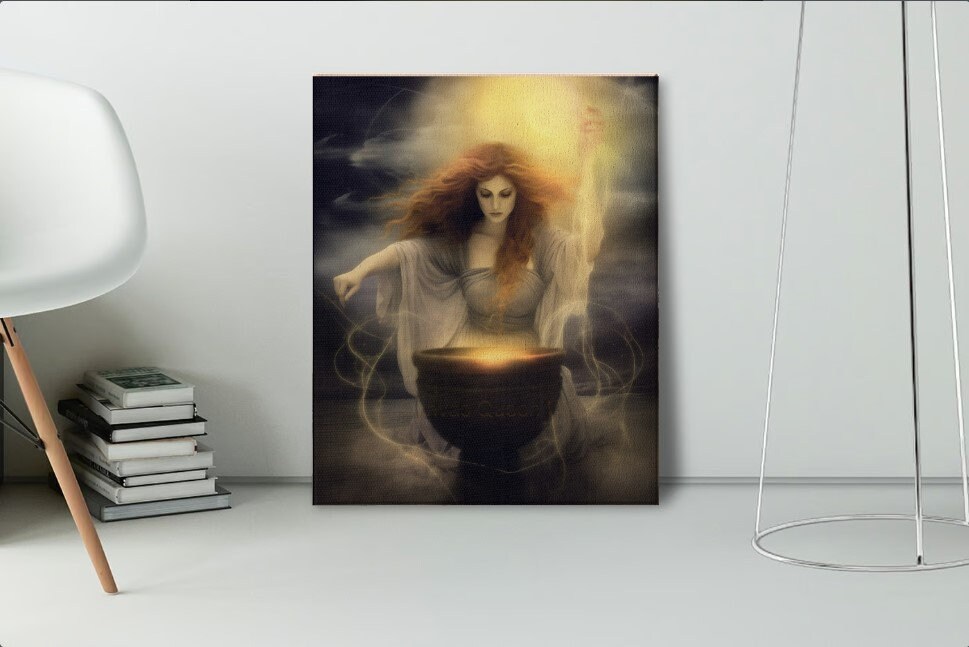 Beautiful Print of Welsh Goddess Ceridwen, Goddess of Wisdom, Magic ...