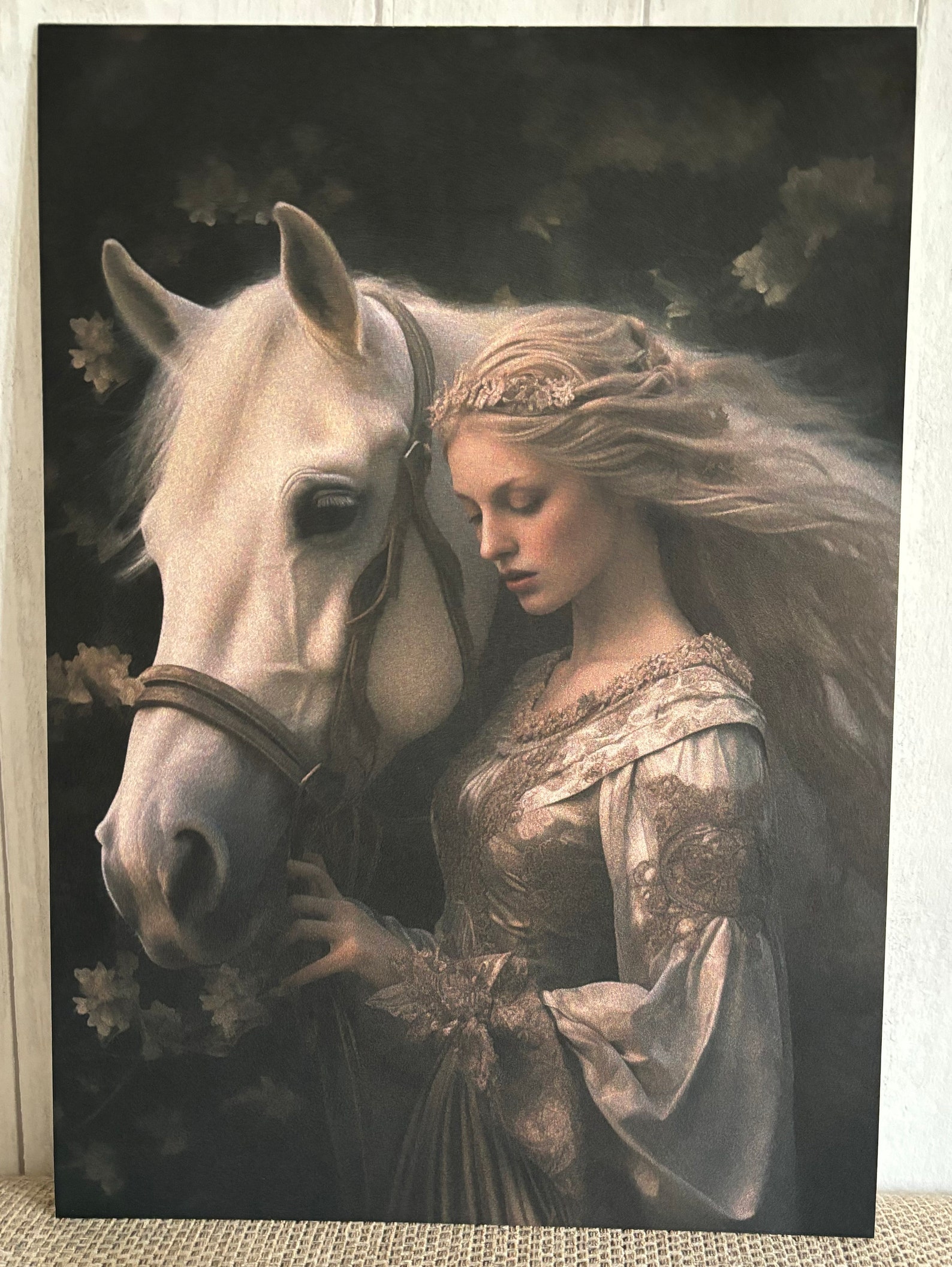 Beautiful Print of Celtic Goddess Rhiannon, Goddess of Horses ...