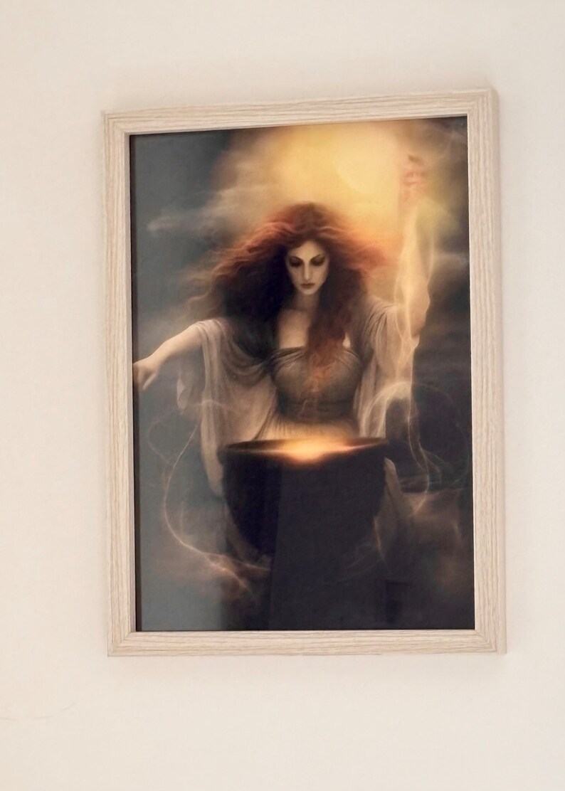 Beautiful Print of Welsh Goddess Ceridwen, Goddess of Wisdom, Magic ...