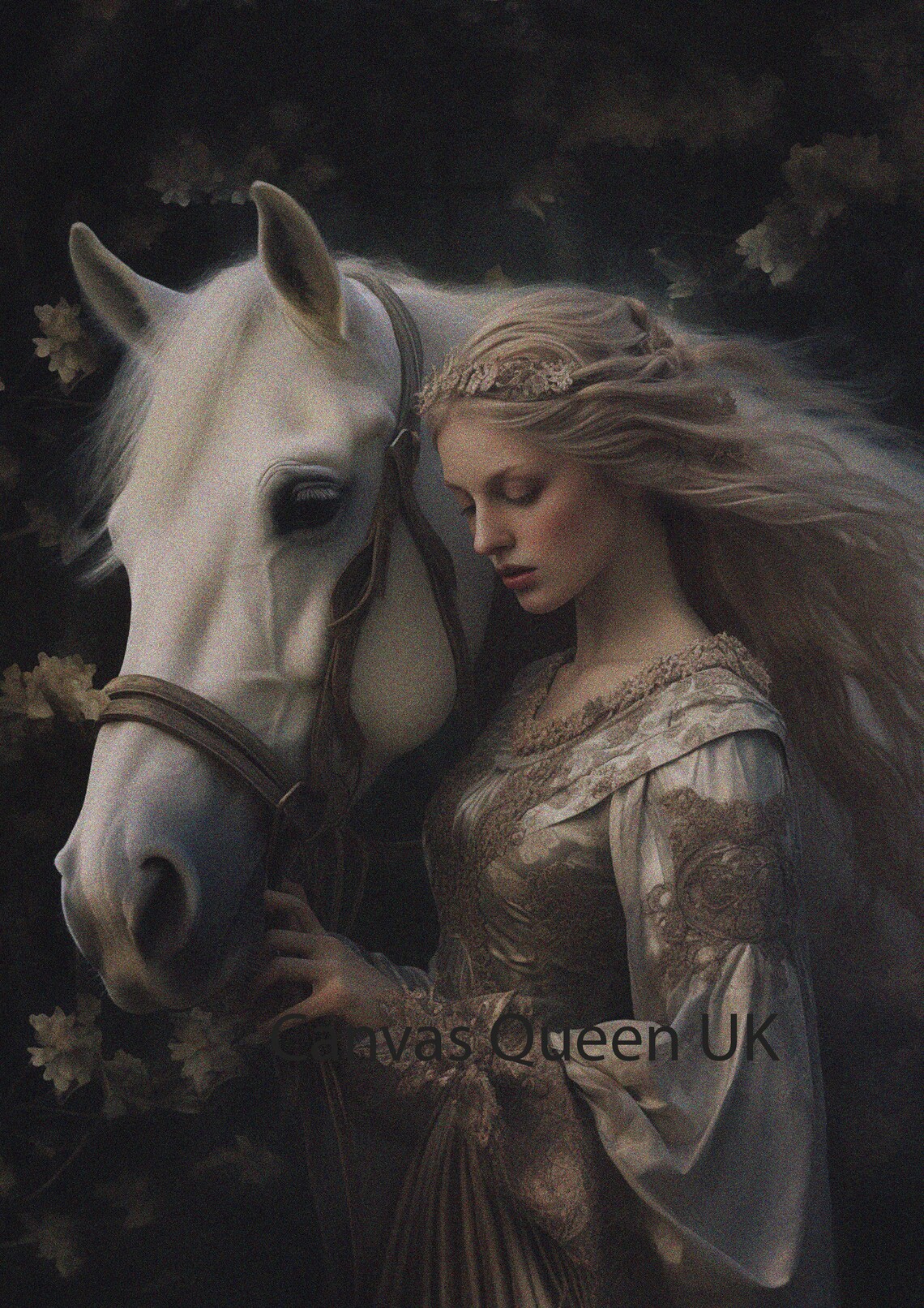 Beautiful Print of Celtic Goddess Rhiannon, Goddess of Horses ...