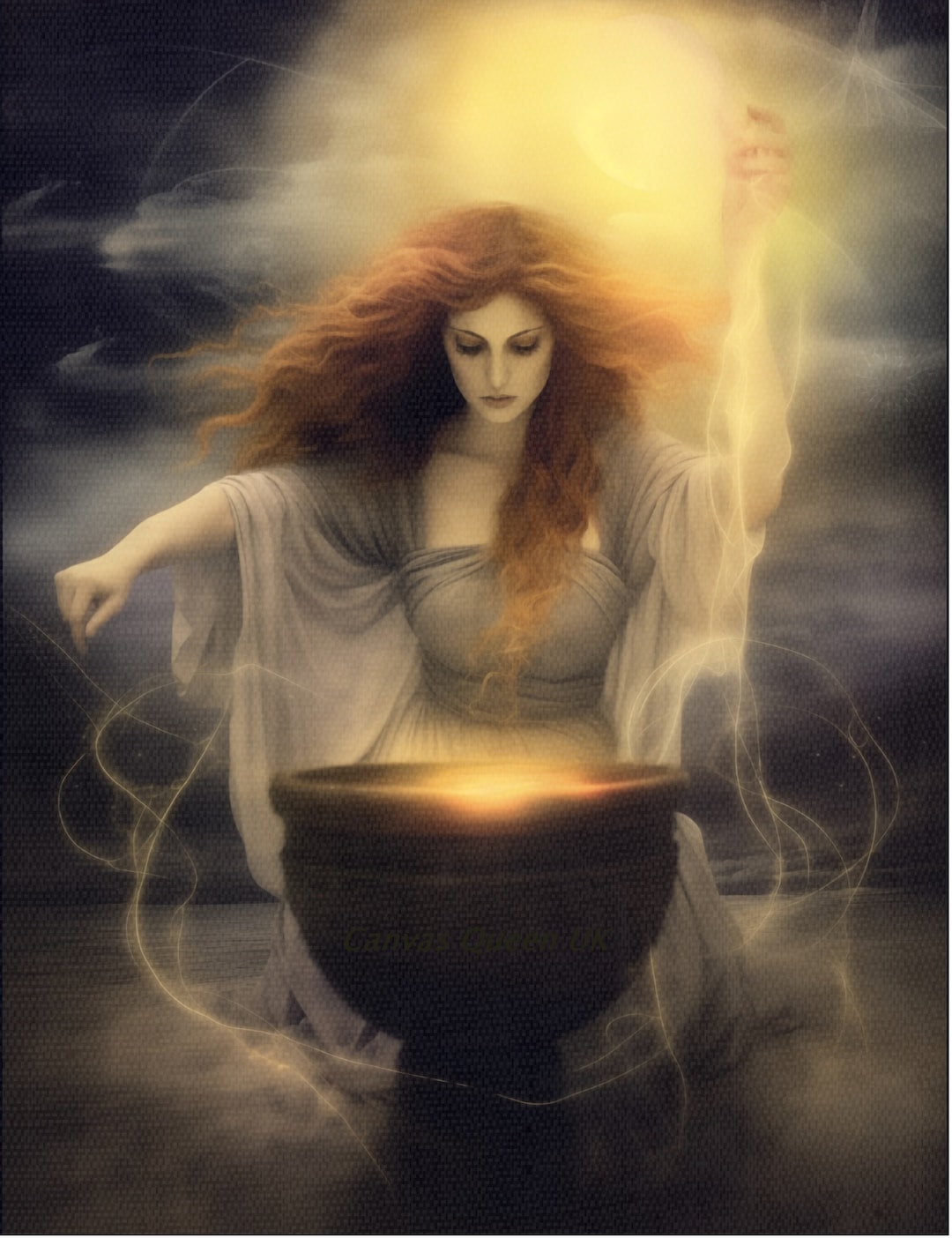 Beautiful Print of Welsh Goddess Ceridwen, Goddess of Wisdom, Magic ...