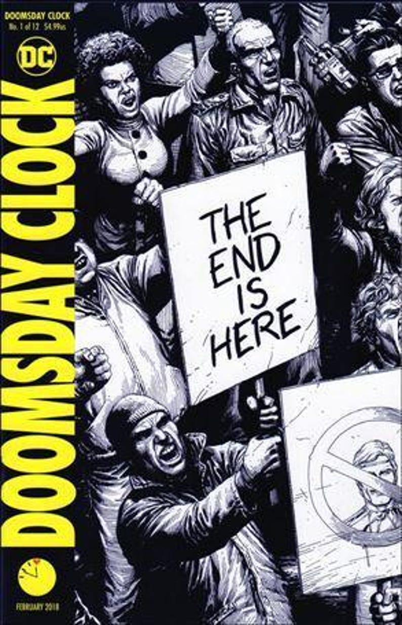 DC Comics Doomsday Clock 1 of 12 PDF File Instant Download - Etsy