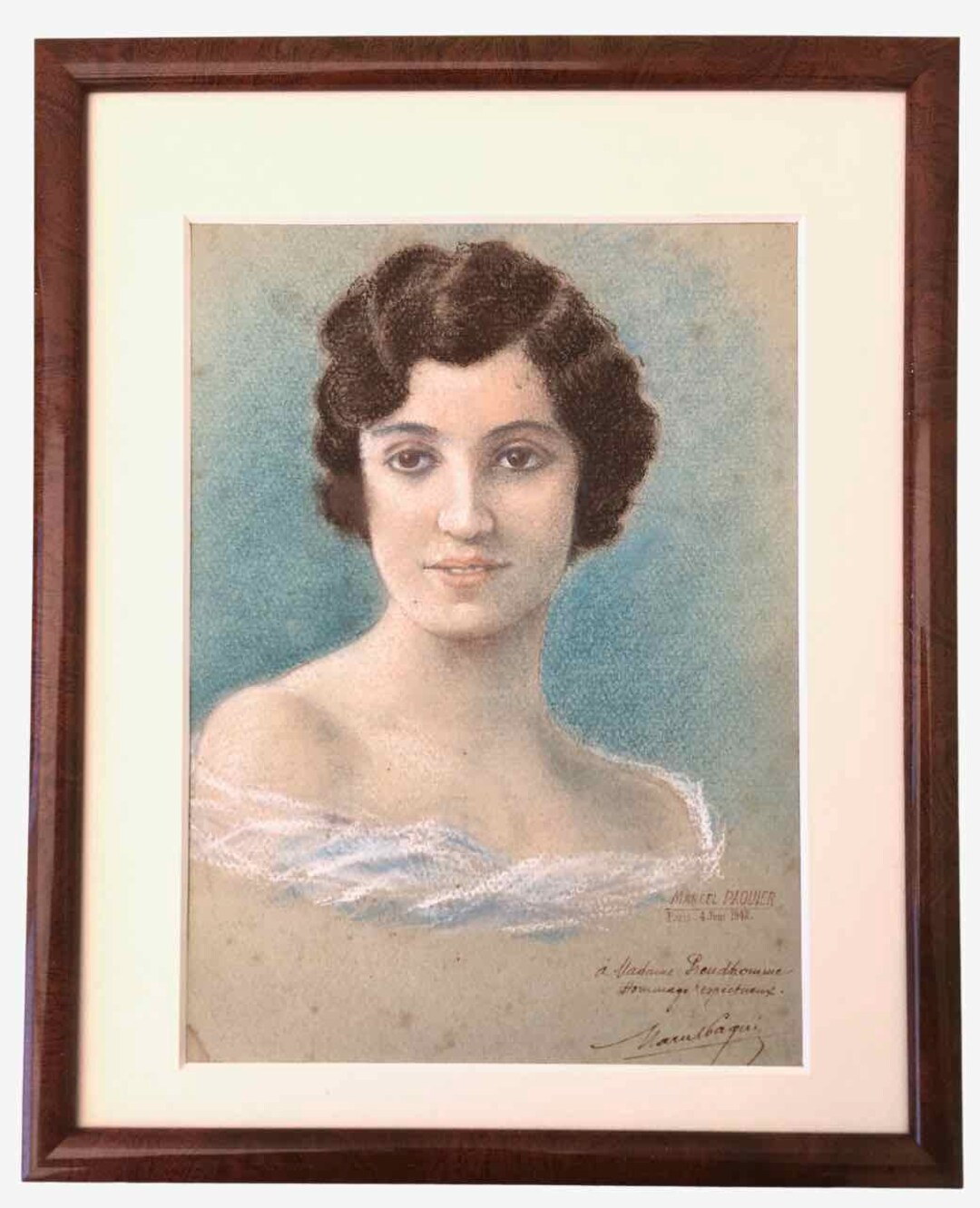 Tribute Portrait From 1942 in Pastel - Etsy
