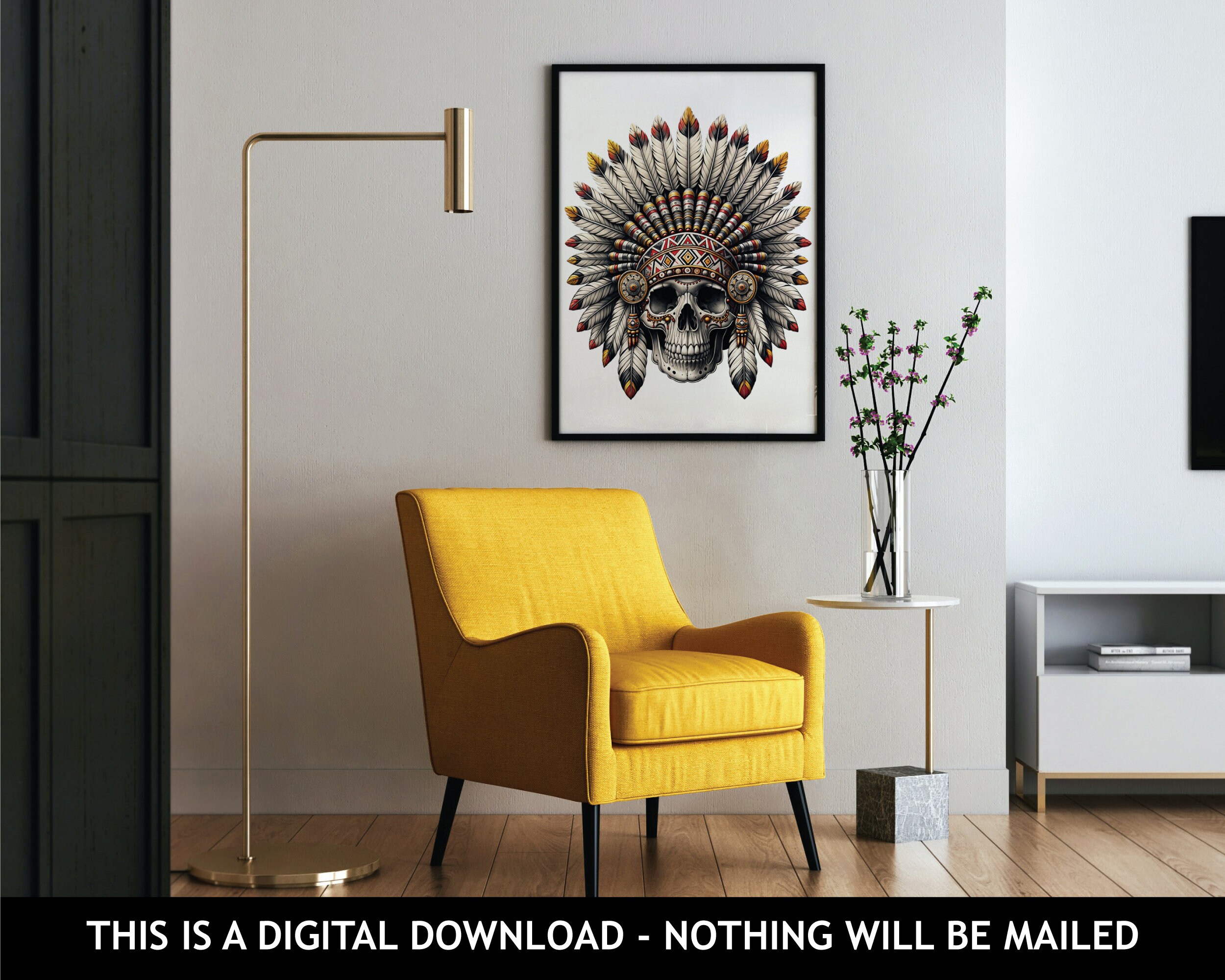 Tribal Chief Png, Native Skull Svg, Native American Chief T-shirt Print ...