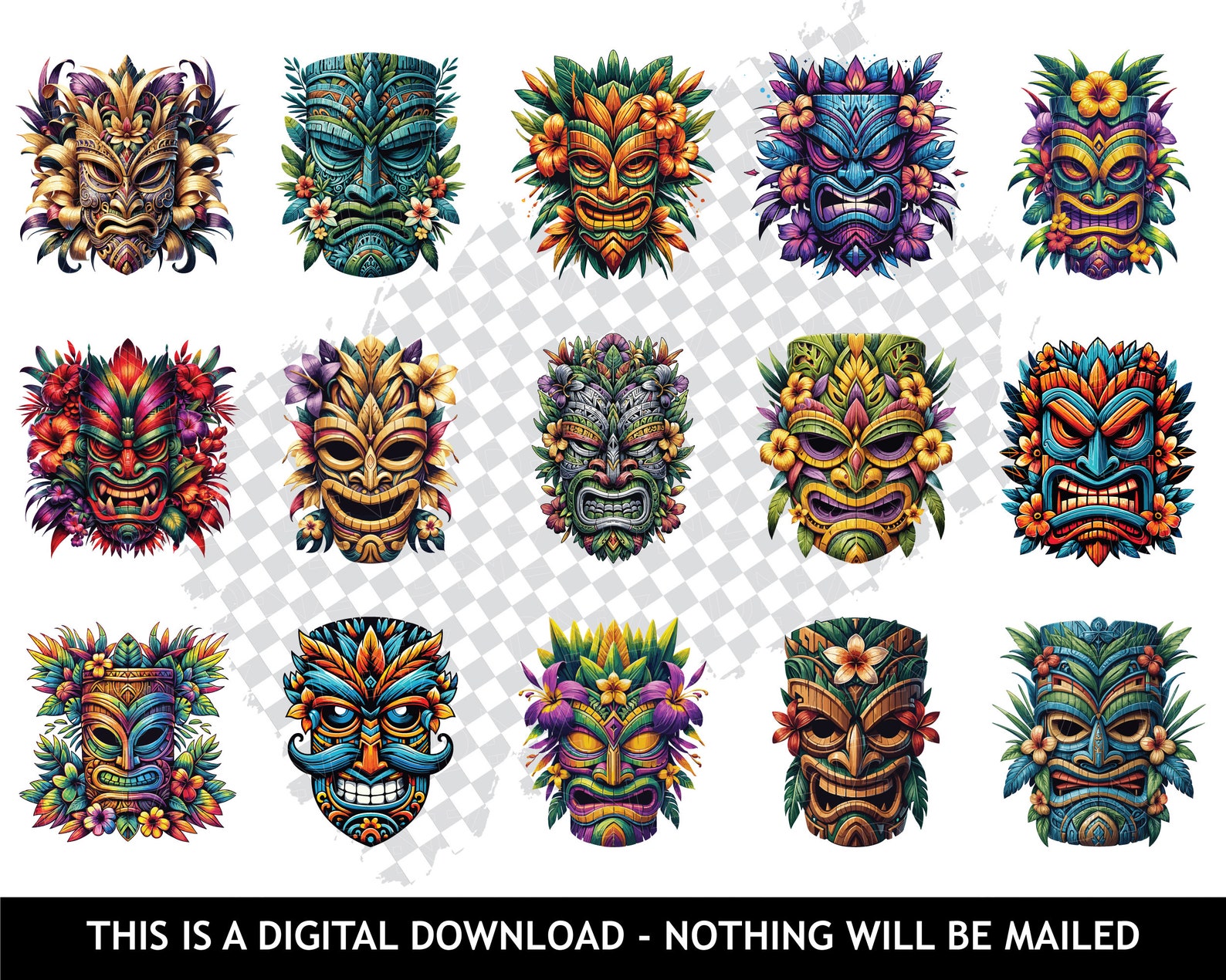 65 Tiki Masks Png, Traditional Tiki Mask Svg, Tiki Mask Clipart ...