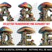 Mushroom Alphabet Png, Mushroom Font Letters, Alphabet Clipart ...
