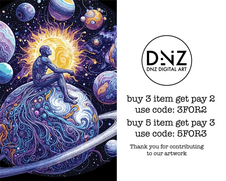 Psychedelic Cosmic Png, Trippy Svg-eps, Colorful Space Design, Digital ...