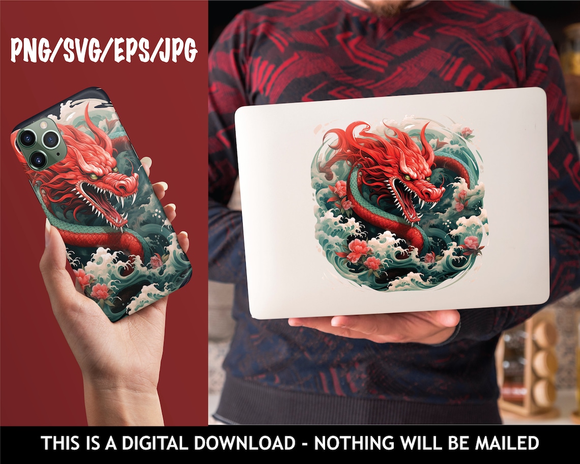 Chinese Dragon Png, Red Dragon Svg, Dragon T Shirt Design for ...