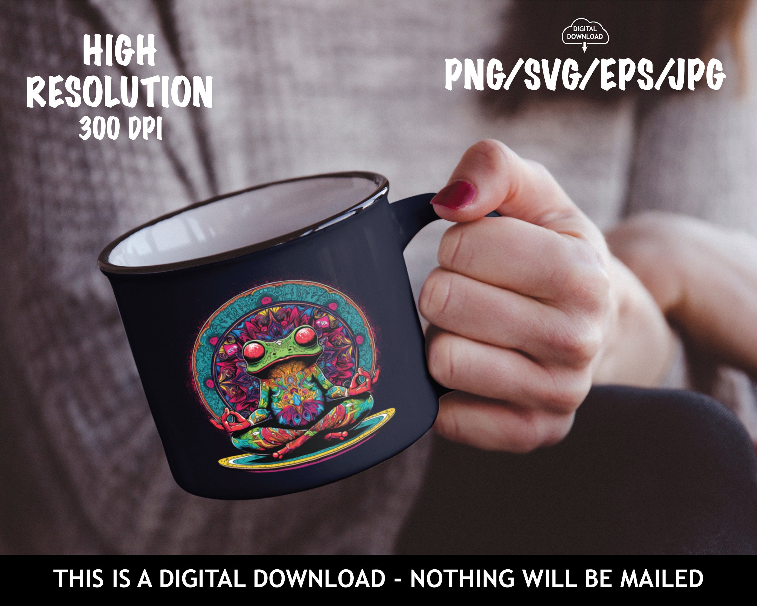 Kambo Frog Png, Psychedelic Frog Svg, Frog Tshirt Print, Trippy Animal ...