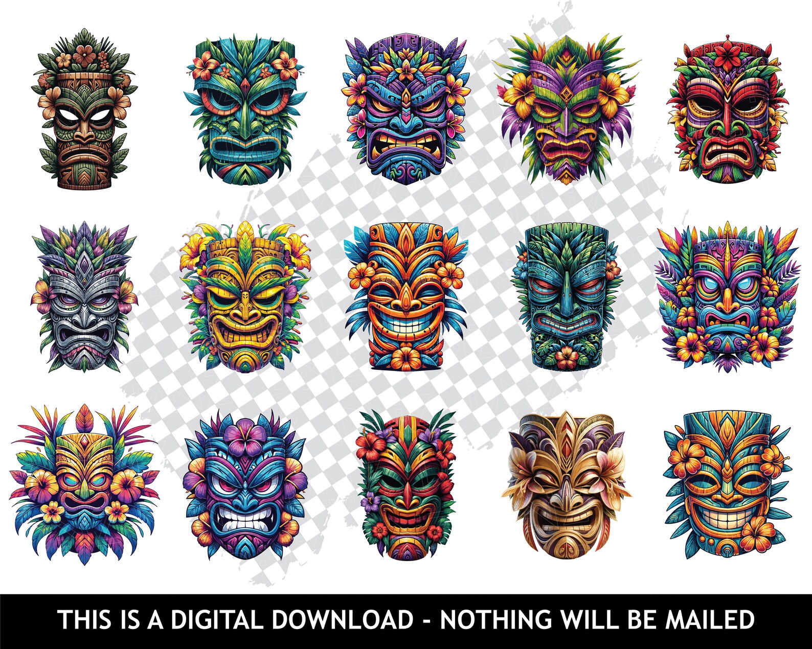 65 Tiki Masks Png, Traditional Tiki Mask Svg, Tiki Mask Clipart ...