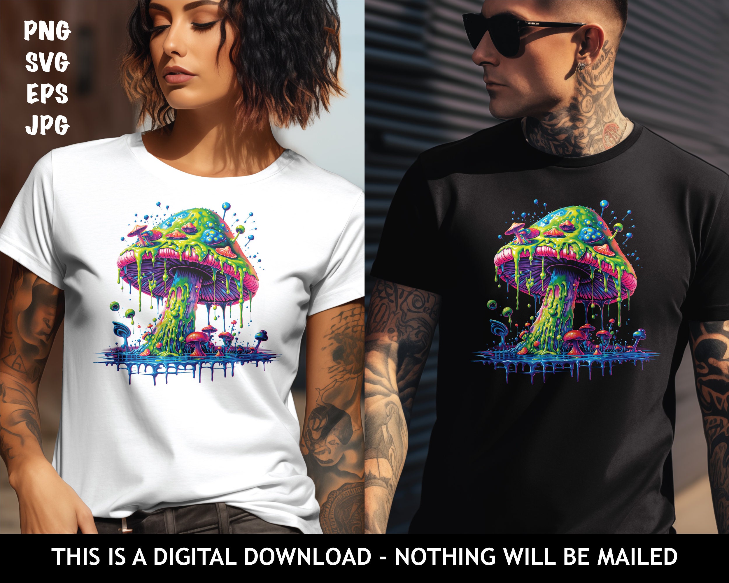 Poison Mushroom Png, Magic Mushroom Clipart, Trippy T-shirt Design ...