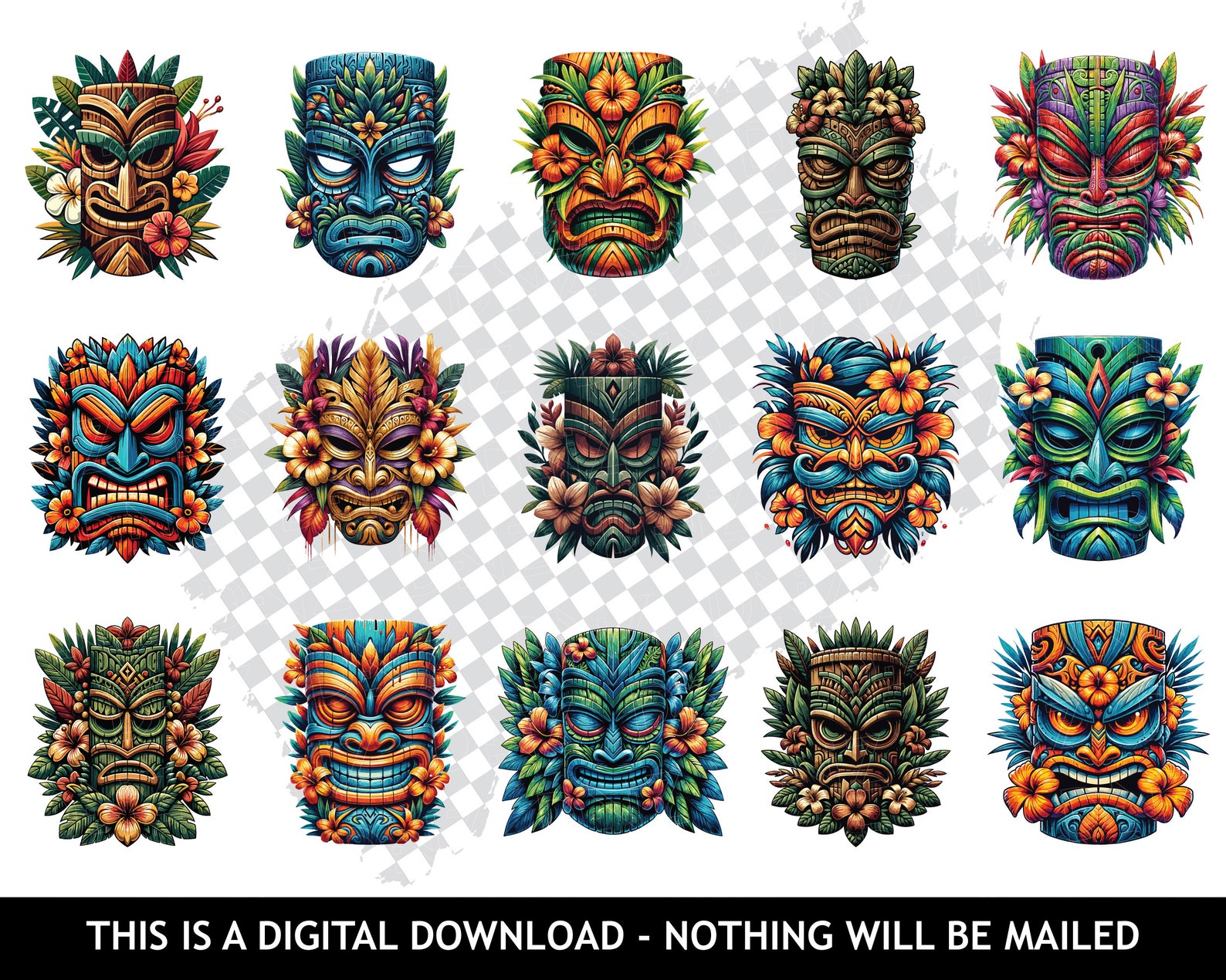 65 Tiki Masks Png, Traditional Tiki Mask Svg, Tiki Mask Clipart ...