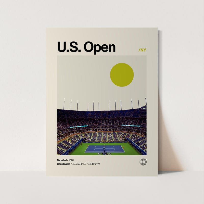 Vintage Usa Open Tennis - Etsy