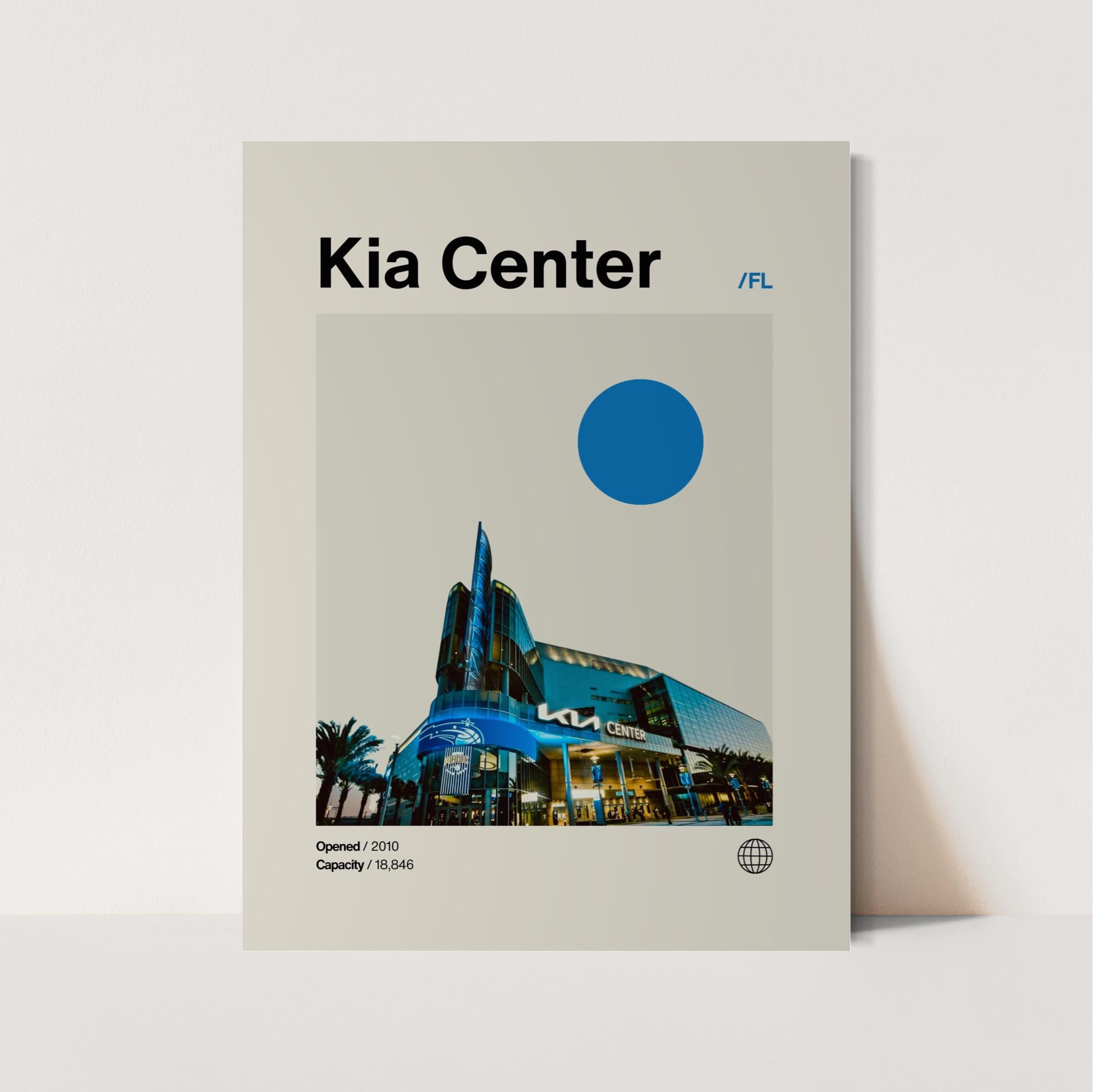 Kia Center Poster, Magic Poster, Minimalist, Helvetica, Mid-century ...