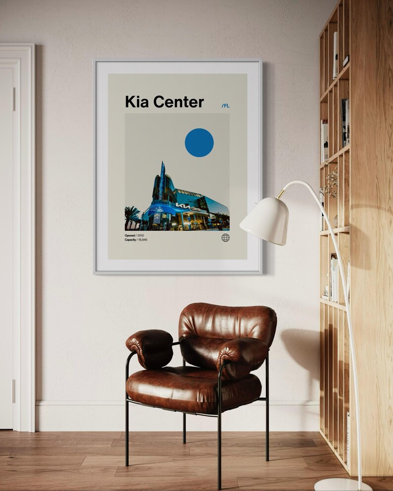 Kia Center Poster, Magic Poster, Minimalist, Helvetica, Mid-century ...