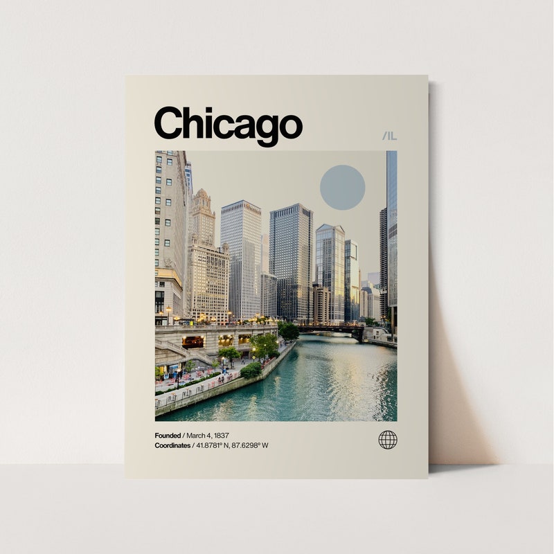 Chicago Poster - Etsy