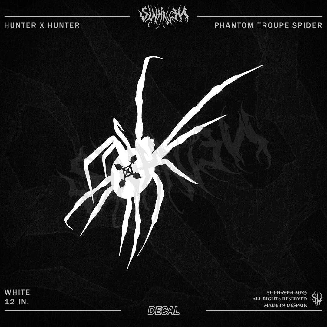 Phantom Troupe Spider Decal - Etsy