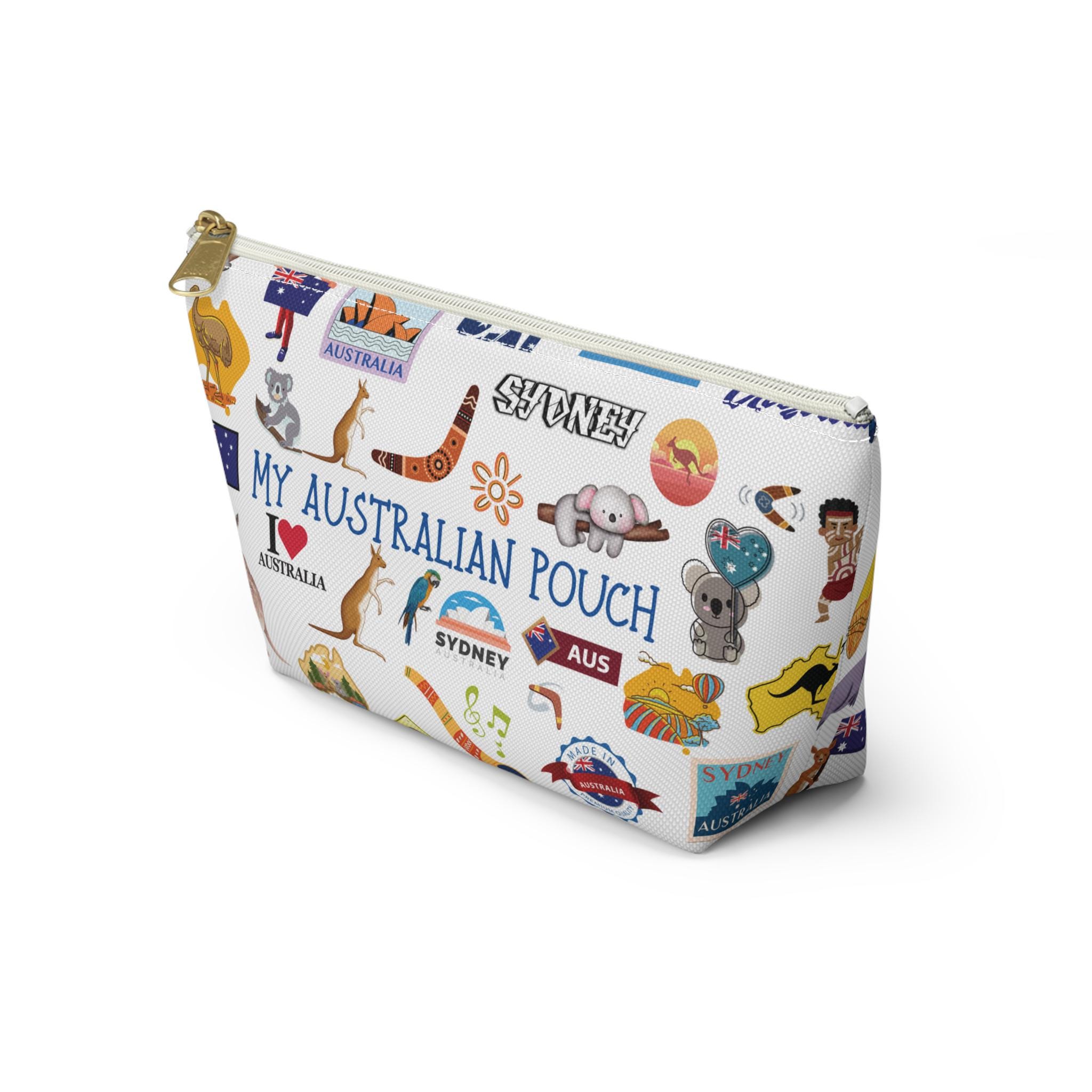 Australian Landmarks Utility Pouch: Travel Cosmetic Bag - Etsy