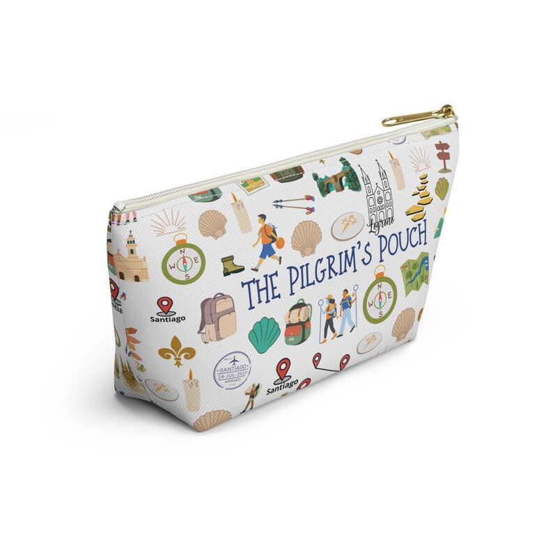 Camino De Santiago Toiletry Bag: Pilgrim's Pouch, Religious Travel Gift ...