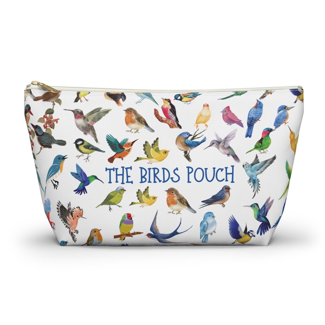 The Birds Pouch Y Utility Pouch Travel Bag Birds Makeup Cosmetic Bag ...