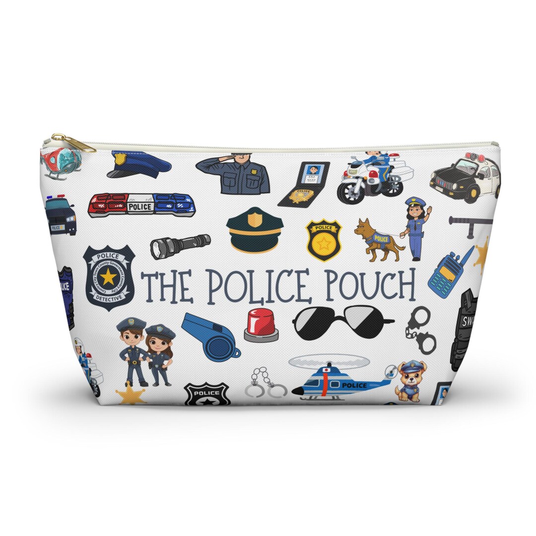 Police Pouch Funny Police Gift. Utility Bag, Cop Appreciation Zipper ...