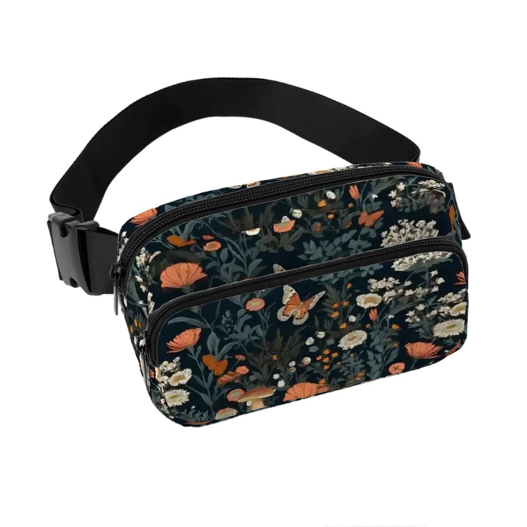 Cottagecore Floral Hip Pack: Women's Crossbody Belt Bag - Etsy