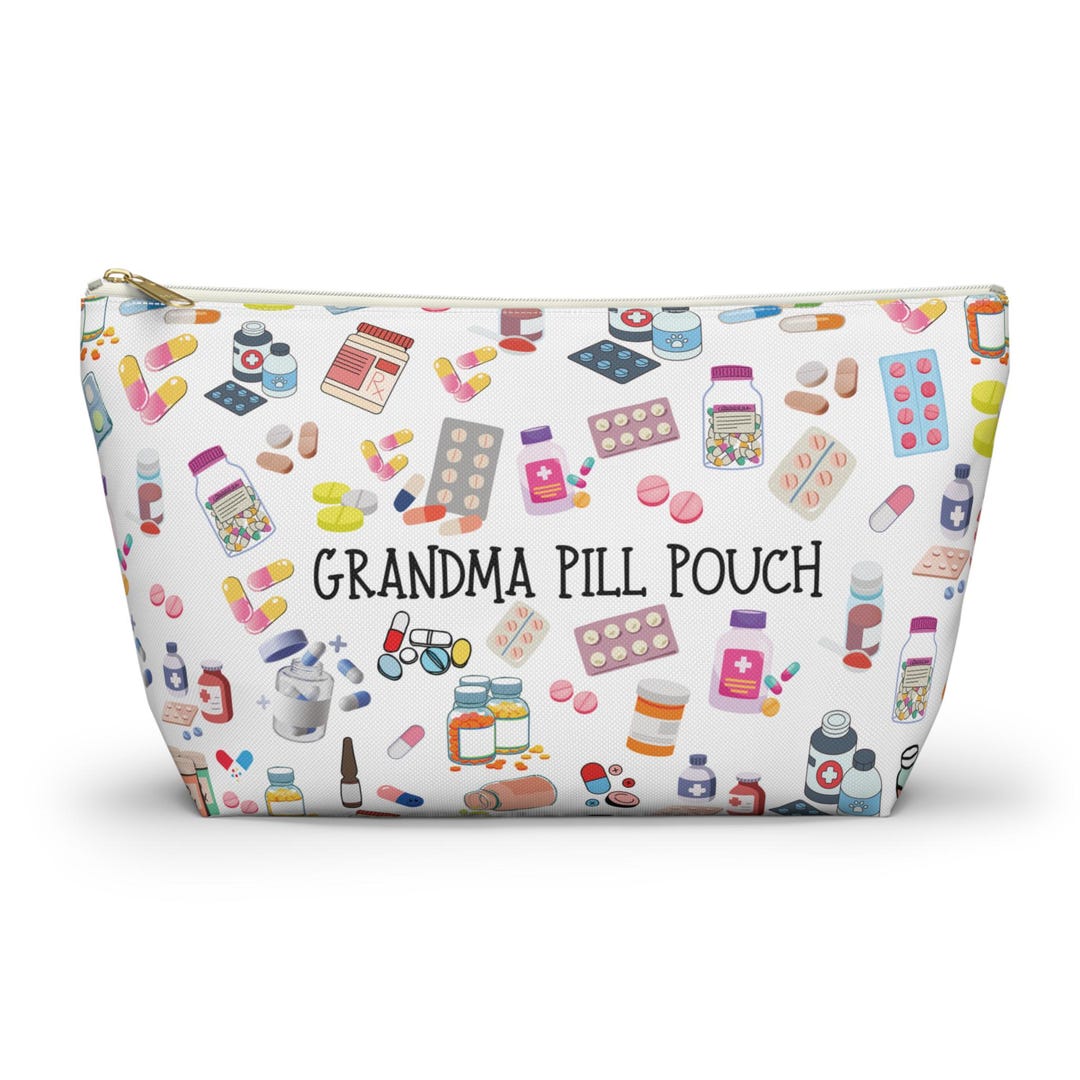 Grandma Pill Pouch: Travel Medication Organizer Bag - Etsy