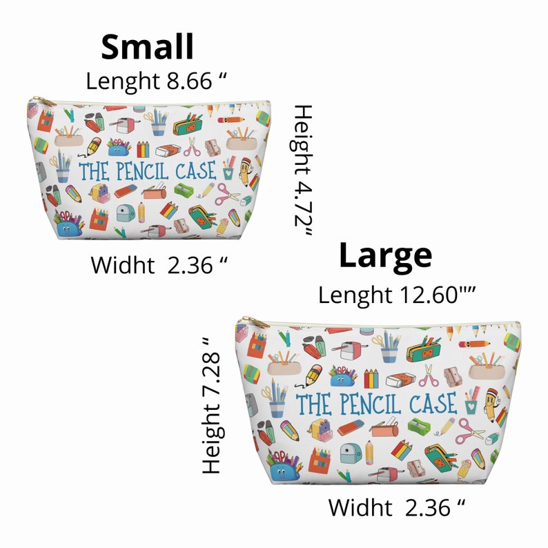 The Pencil Case, Back to School Aesthetic Pouch for Students and ...