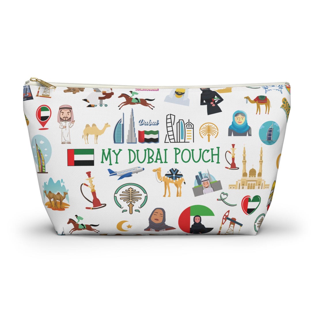 My Dubai Pouch United Arab Emirates.utility Pouch Travel Bag Italy ...
