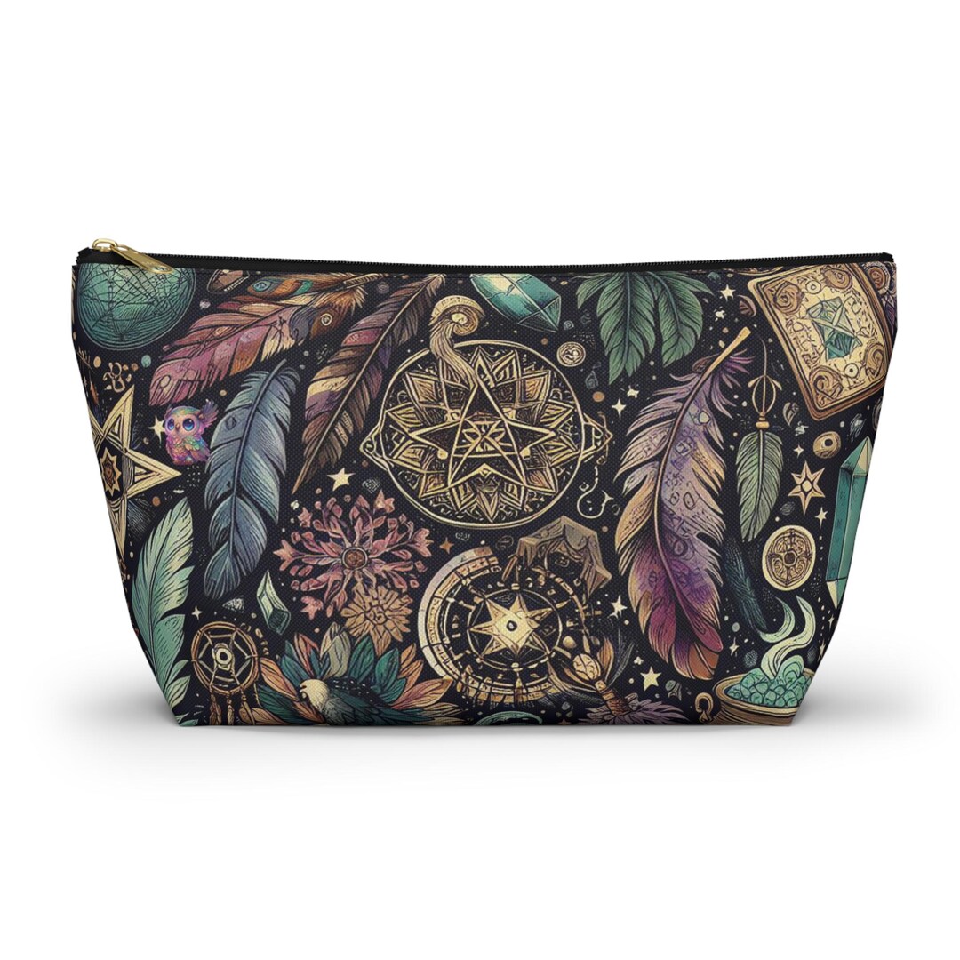 Witchy Celestial Pouch, Mystical Potion Bag, Whimsical Witches ...