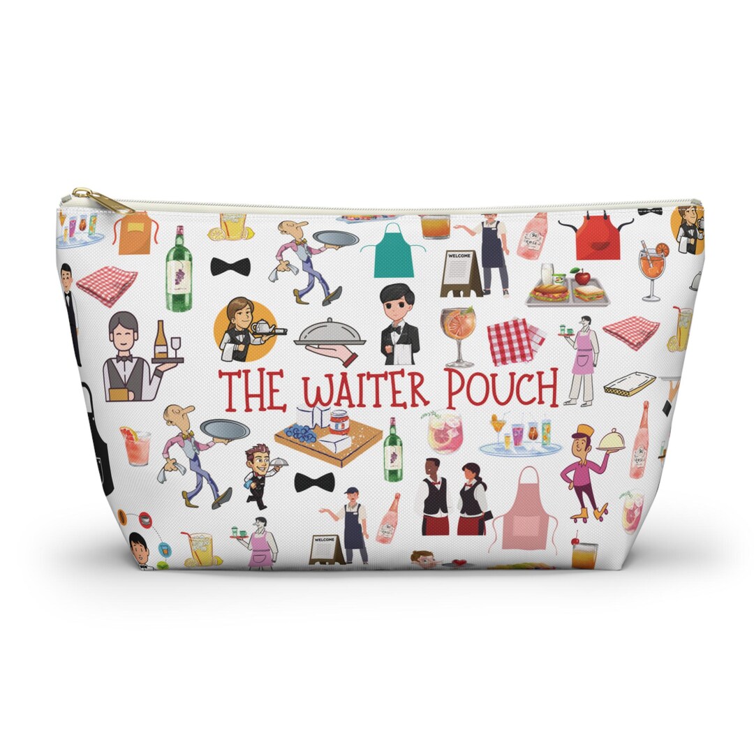 Waiter Gift a Funny Utility Pouch, Waitress Gift, Accessory, Waiter ...