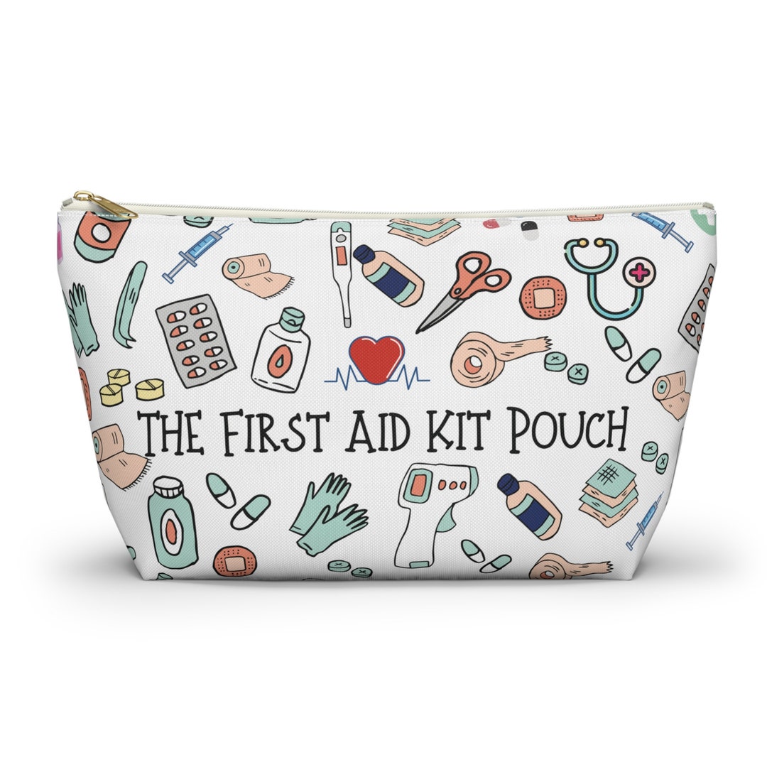 Compact First Aid Kit Pouch: Travel Emergency Medical Bag - Etsy