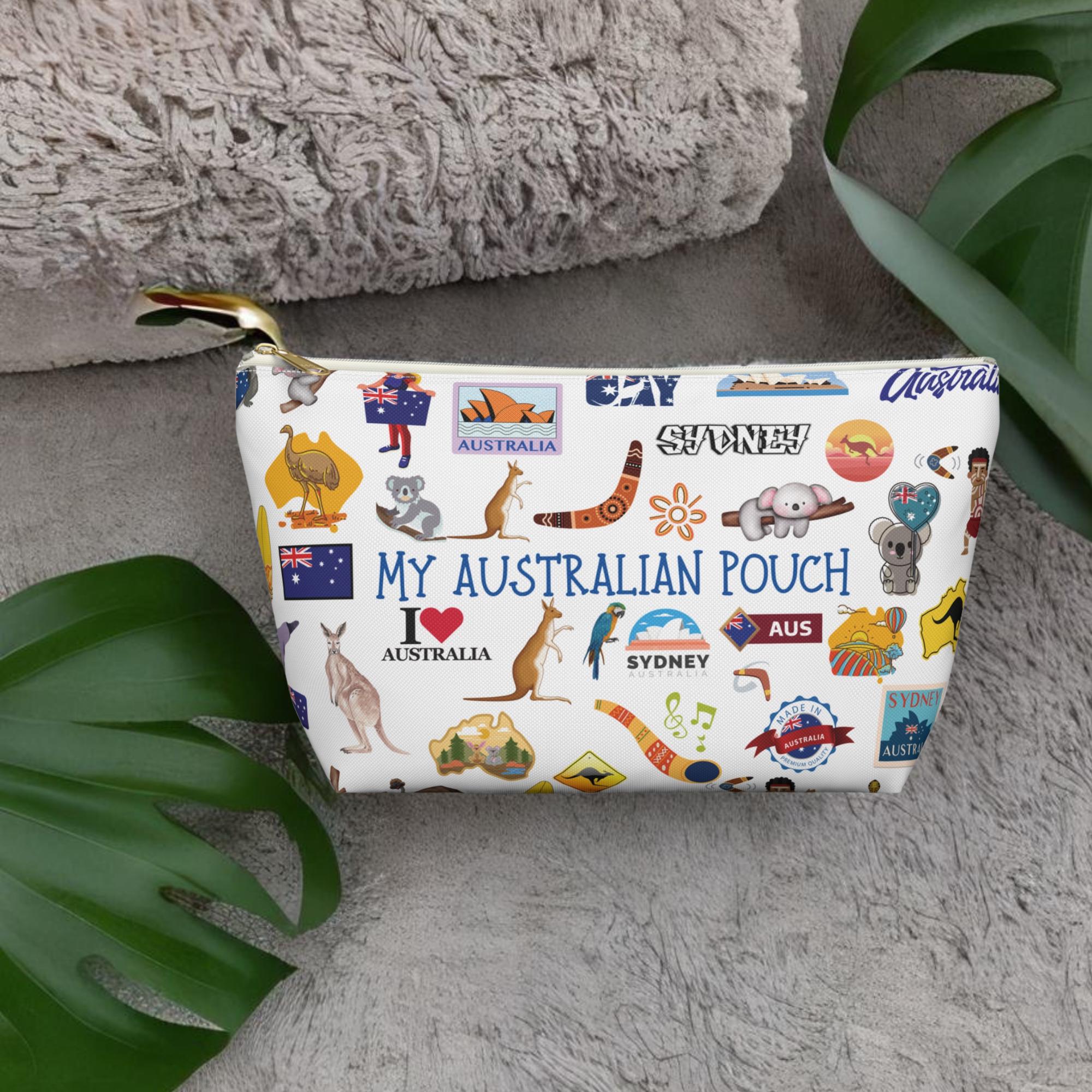 Australian Landmarks Utility Pouch: Travel Cosmetic Bag - Etsy