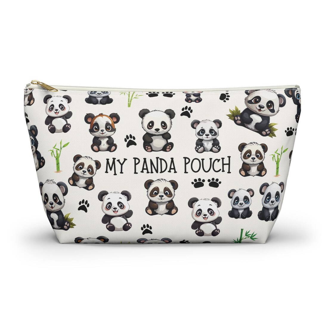 My Panda Pouch Utility Travel Bag Animal Lovers Makeup Cosmetic Bag ...