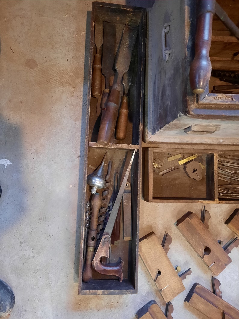 Vintage Woodworkers Tool Chest - Etsy