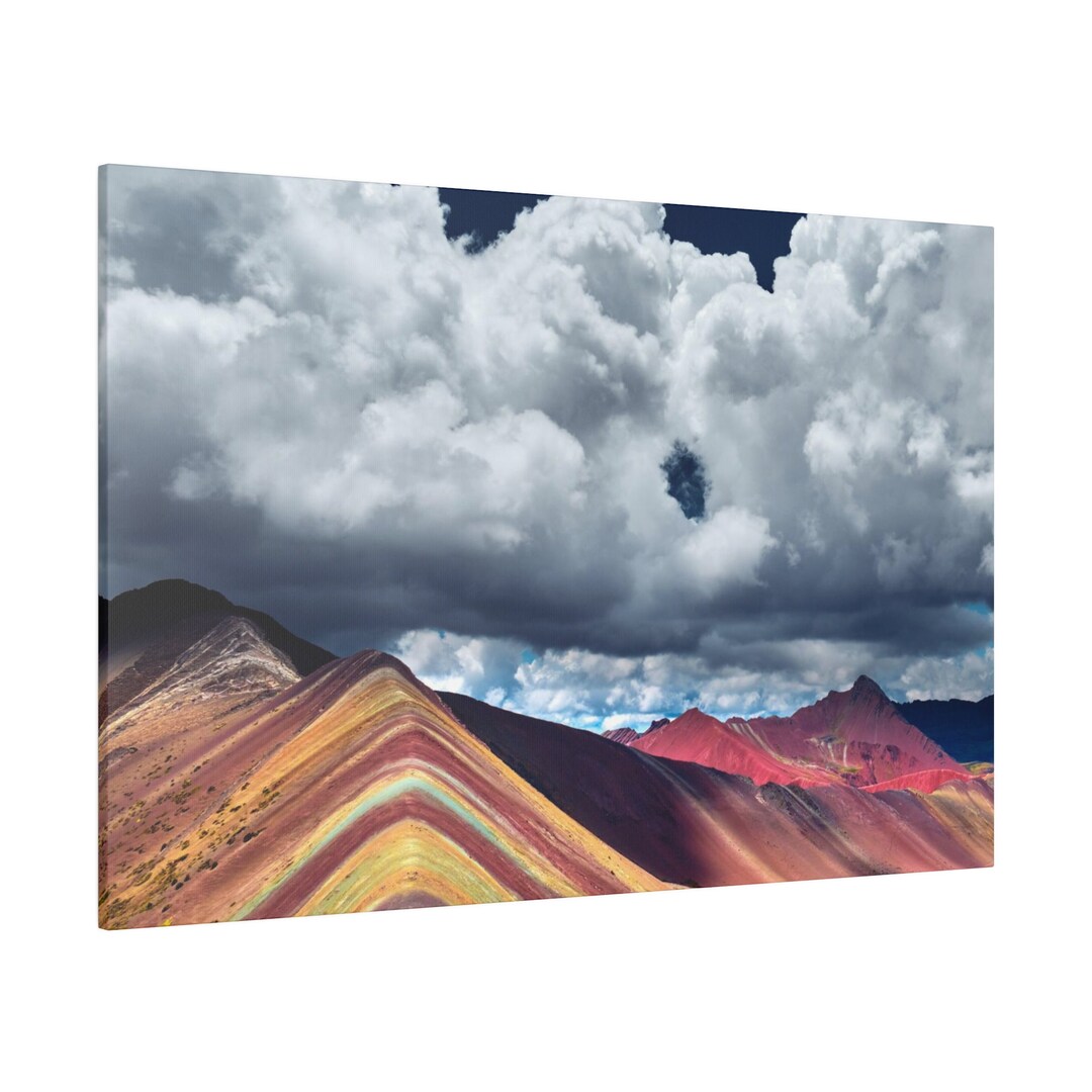 Mountain of 7 Colors Peru Landscapes Cuzco Peru Culture Matte Canvas ...