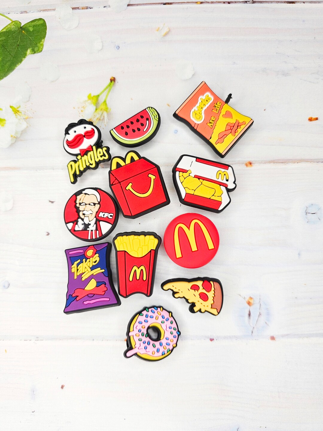 Food Croc Charms Decorative Shoe Charms for Crocs - Etsy UK