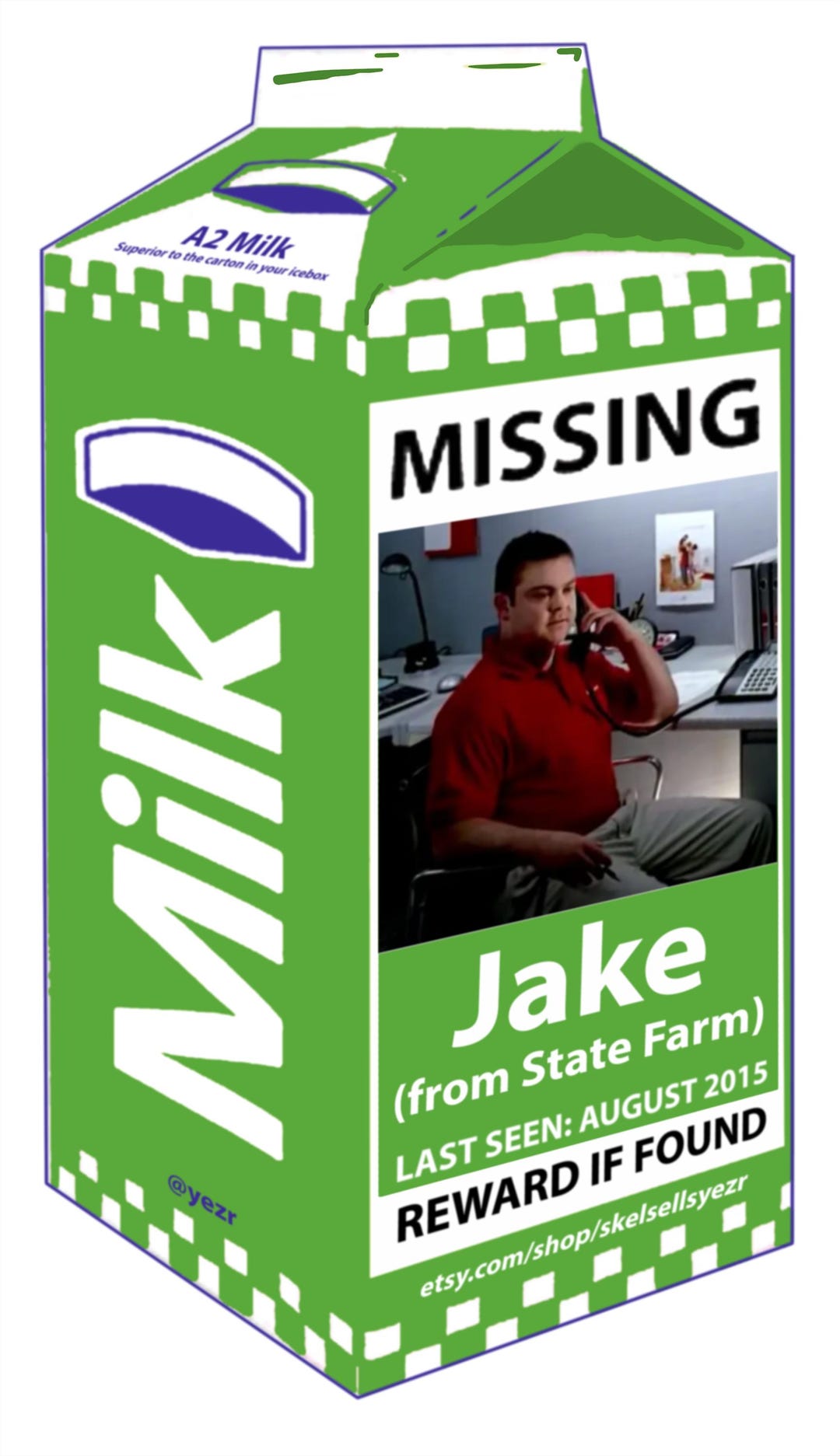 Have You Seen Me? - Jake From State Farm Vinyl Sticker Weatherproof ...