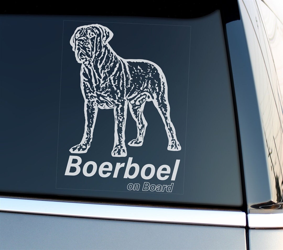 Boerboel Sticker Car Window Sticker Boerboel Decal - Etsy
