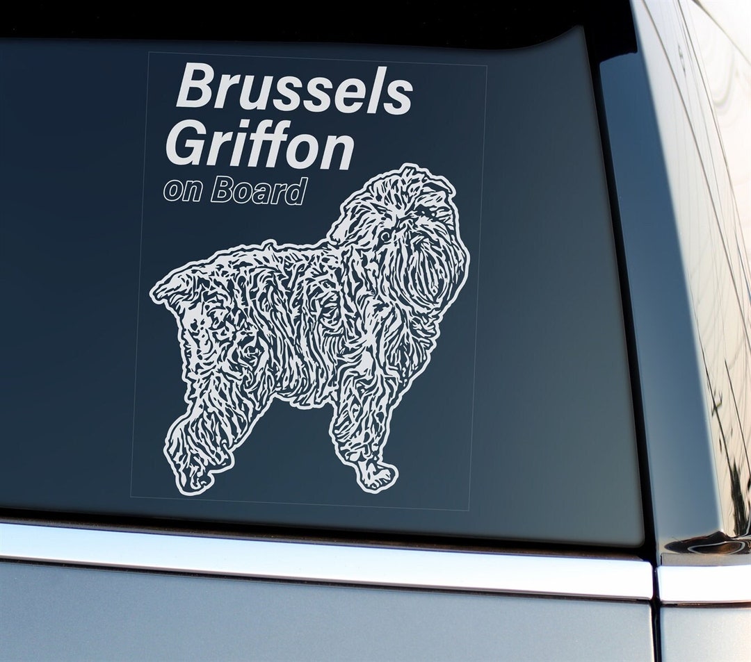 Brussels Griffon Decal Car Window Decal Brussels Griffon Sticker - Etsy