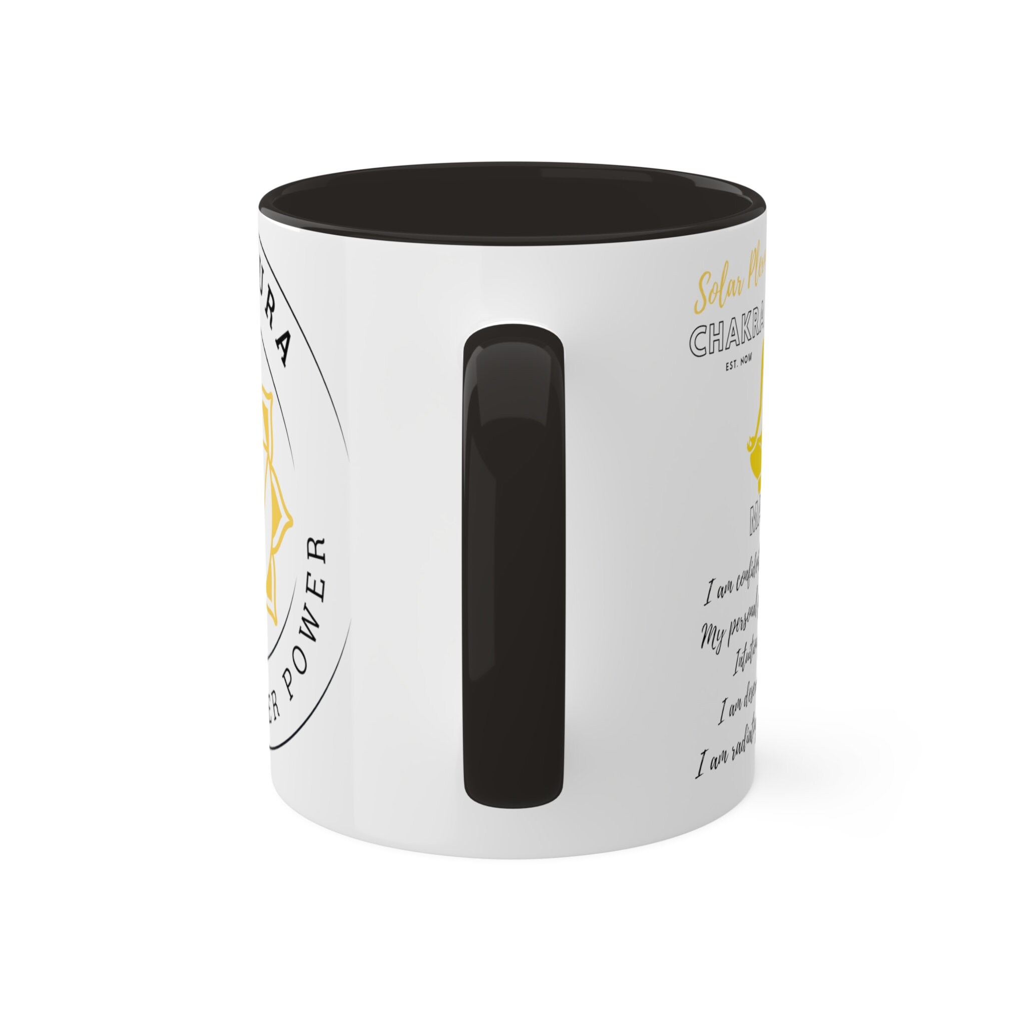Solar Plexus Chakra Mug. Infused With Confidence. Sip With Intention ...