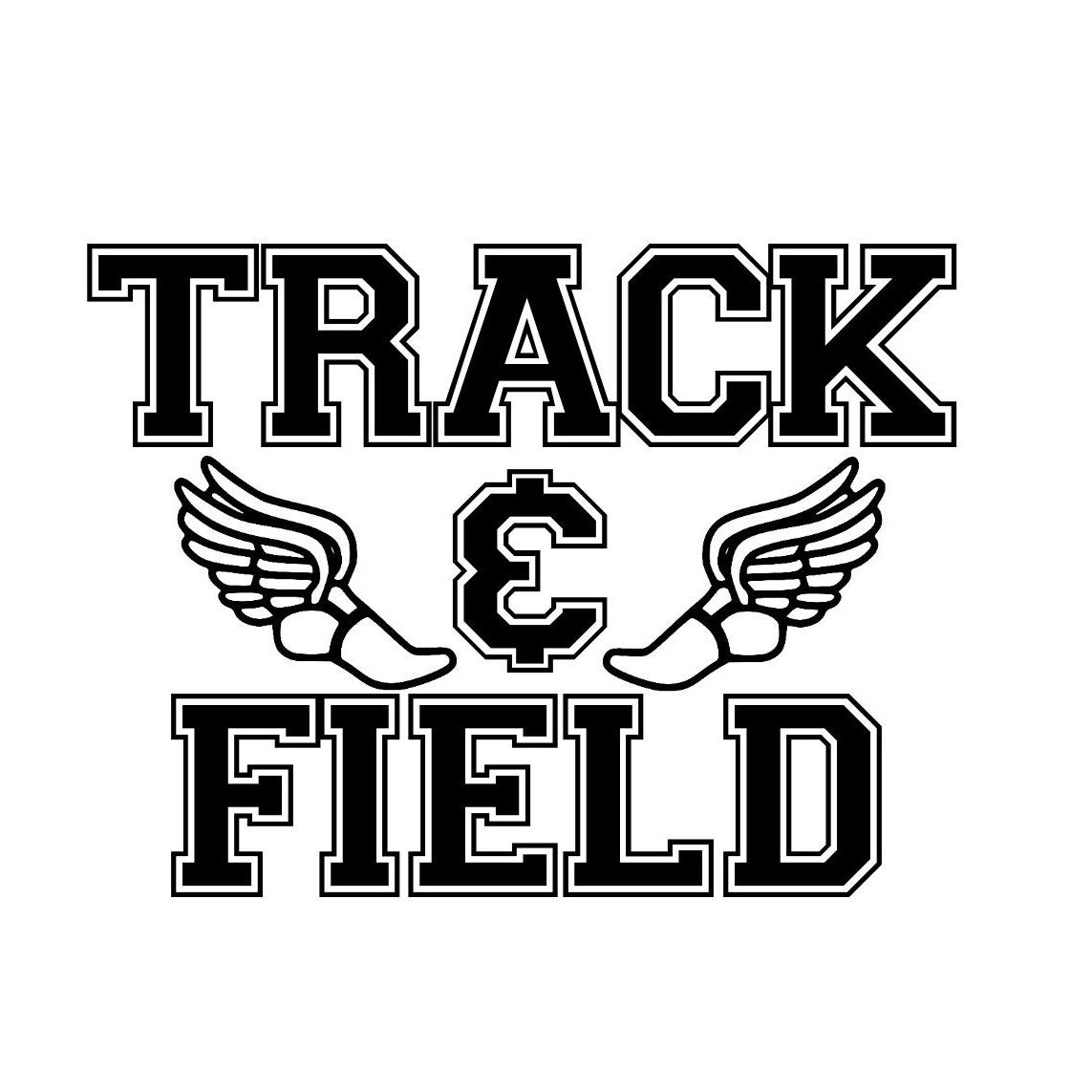 Personalized Track & Field SVG - Etsy