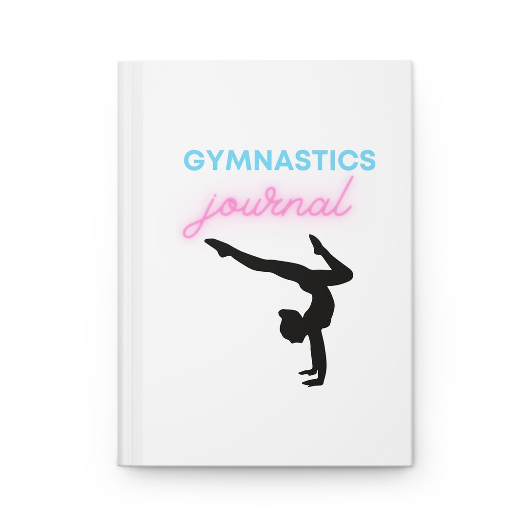 Hardcover Journal Matte Gymnastics Journal, Gymnastics Meet Score Book ...